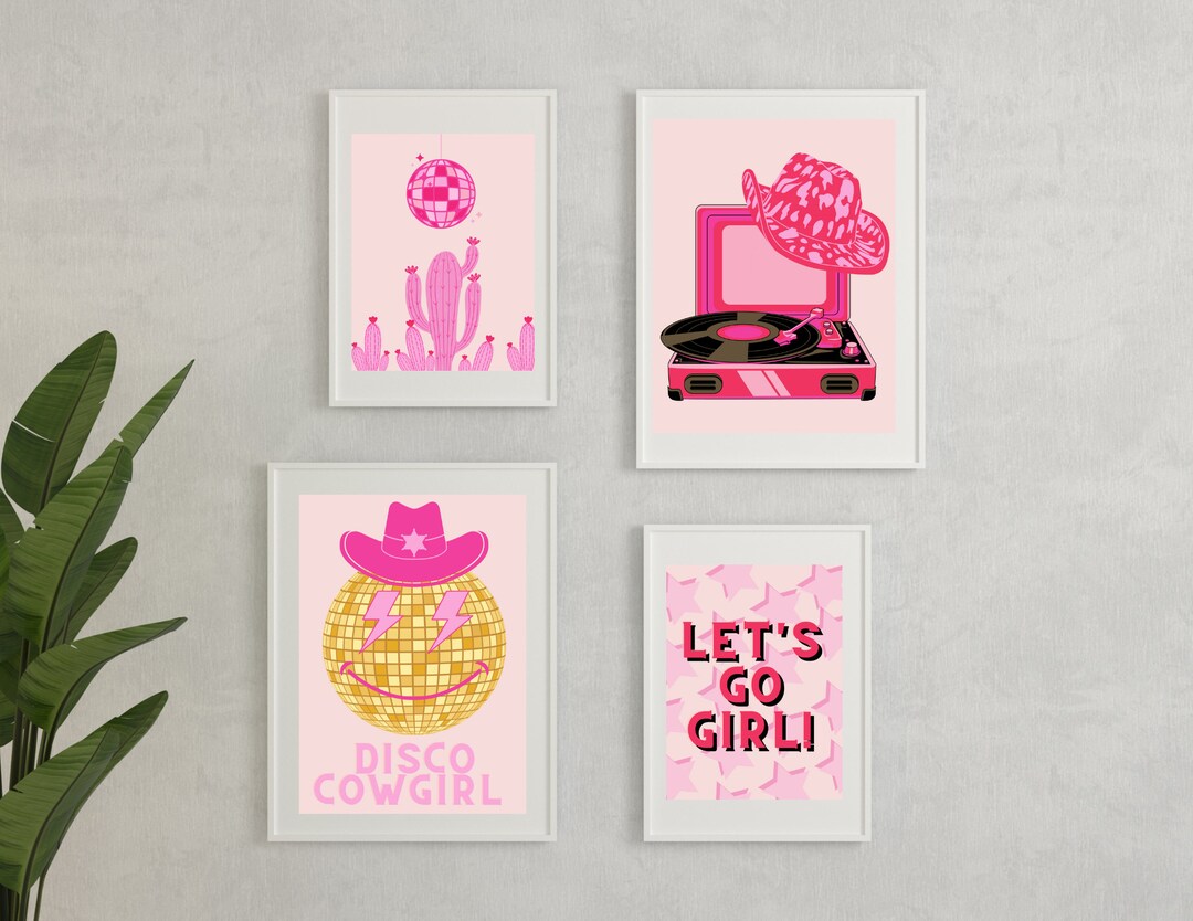 Disco Cowgirl Prints - Etsy