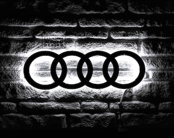Audi Logo Led Sign - Etsy