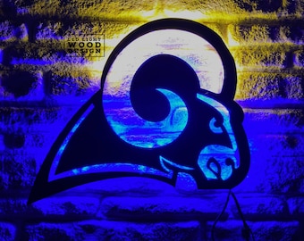 La Rams Neon Sign - Etsy
