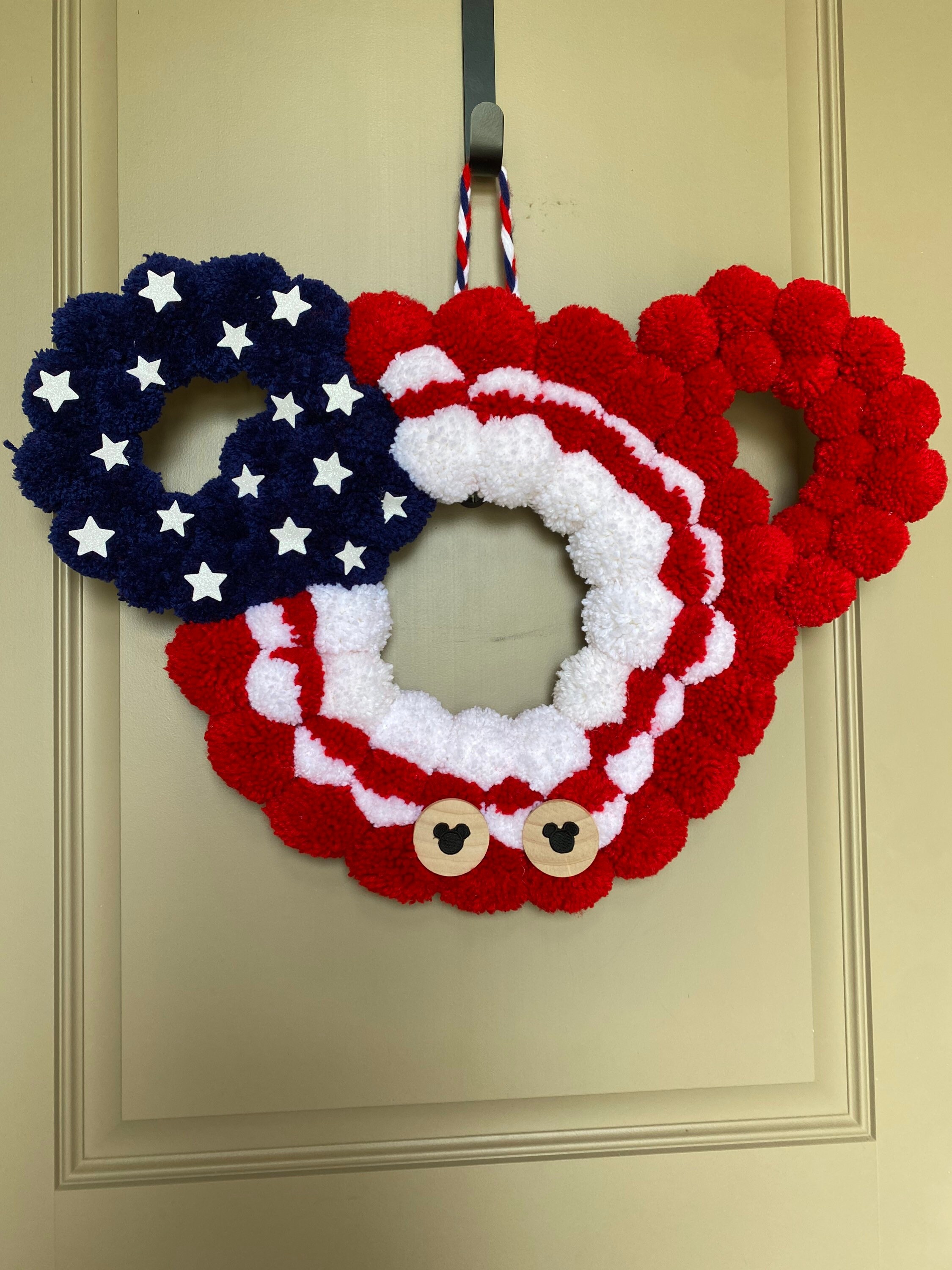 Disney’s Mickey Mouse Patriotic Wreath, 4th of July Disney Wreath ...