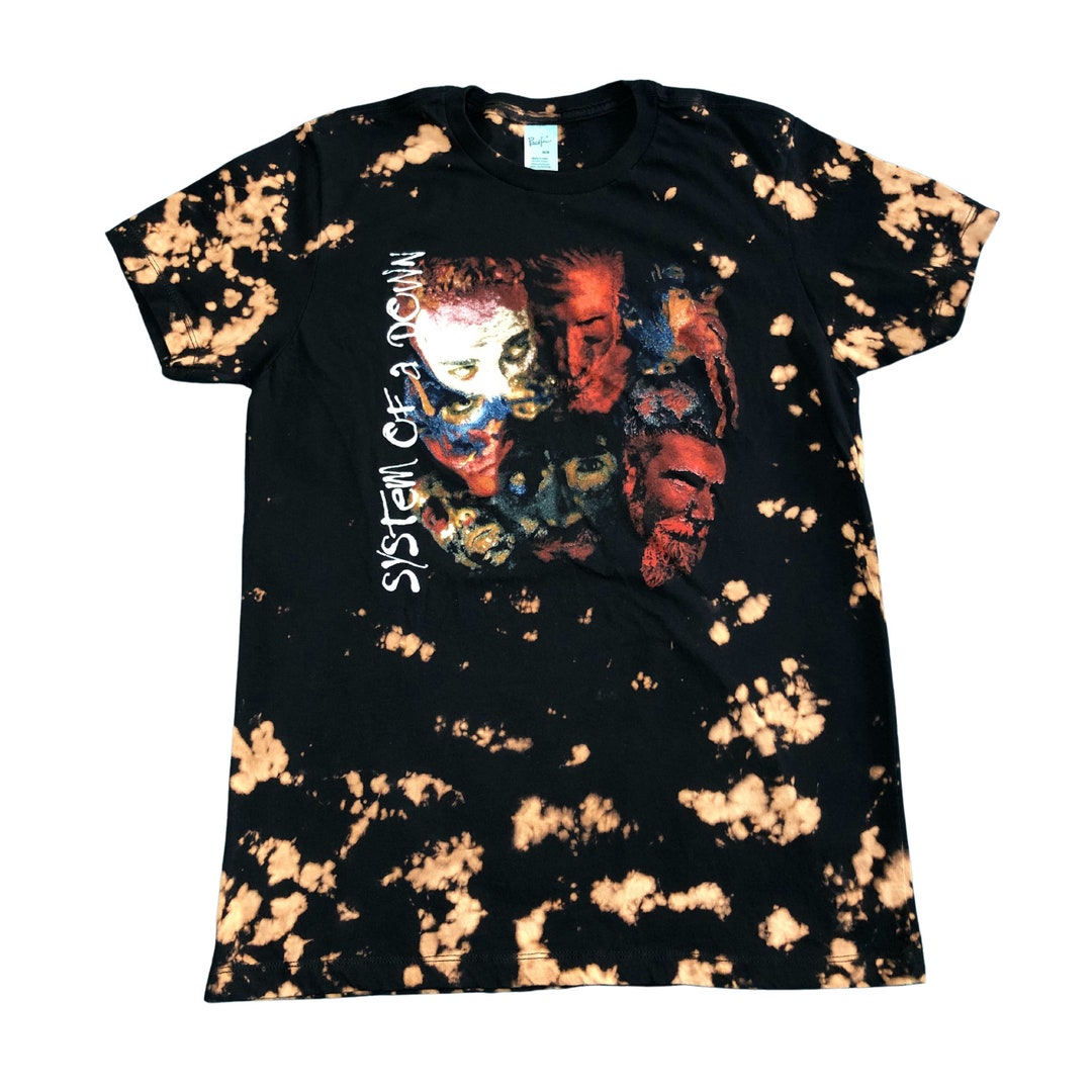 Custom Hand Made System of a Down - Painted Faces - SOAD - Reverse-dye ...