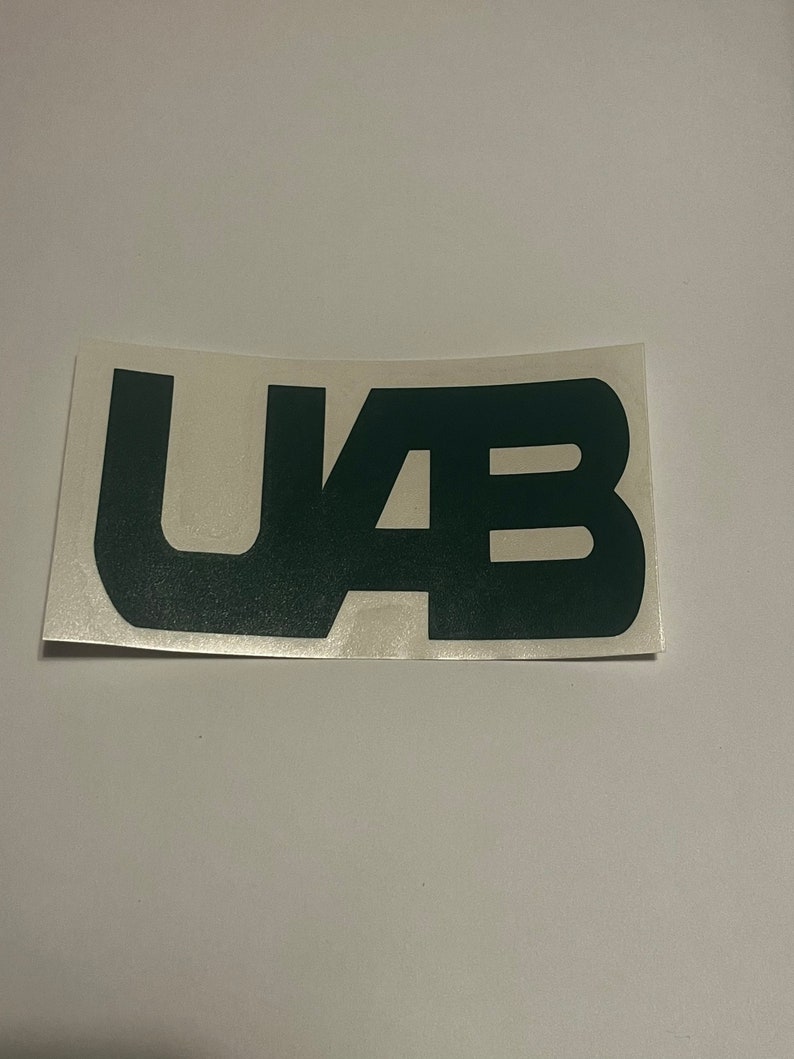 UAB Decal - Etsy
