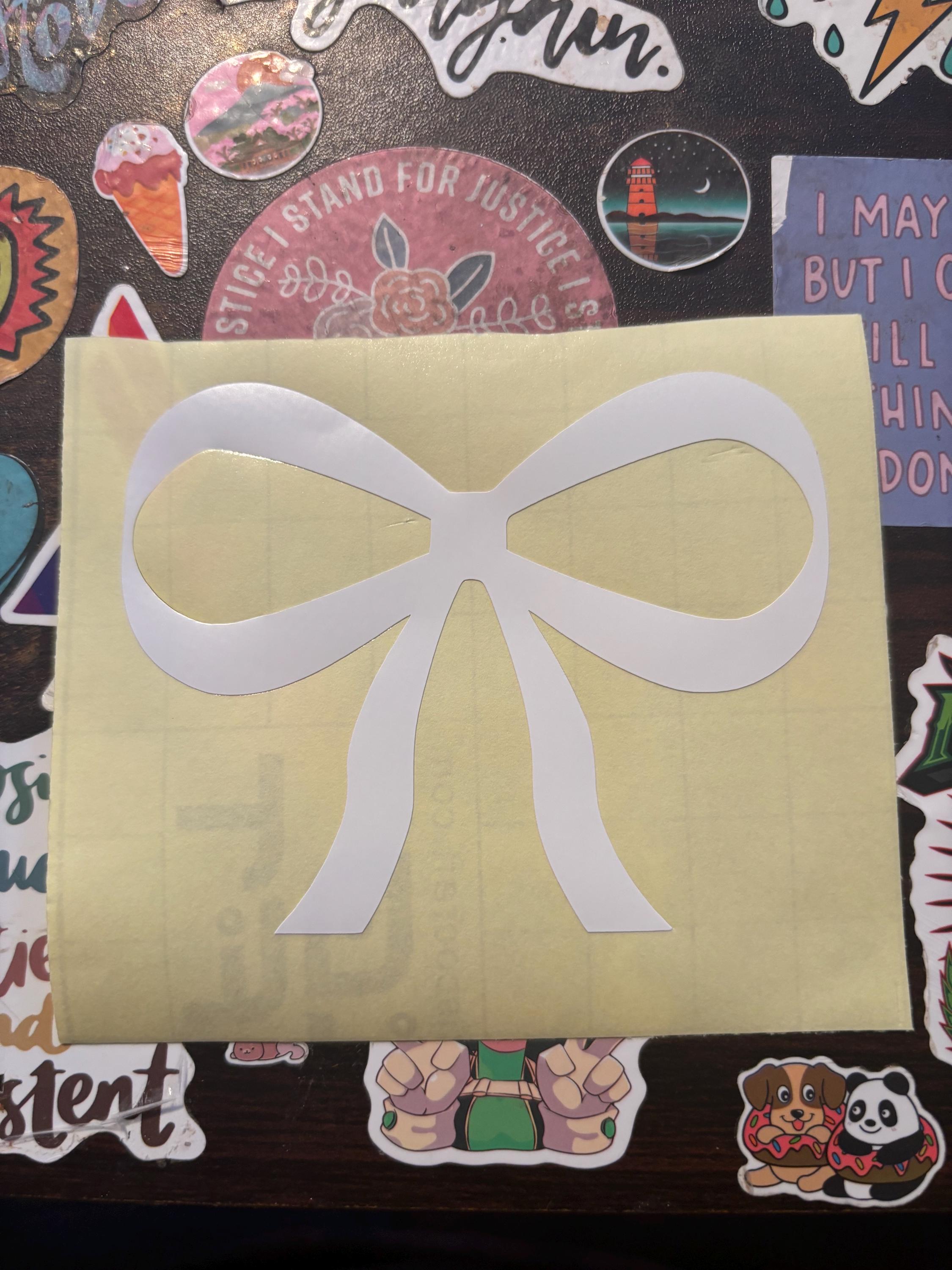 Cutesy Bow Decal - Etsy