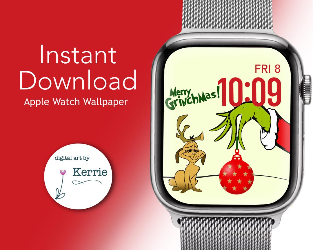 Grinch Apple Watch Wallpaper, Grinch Apple Wallpaper, Christmas Apple ...