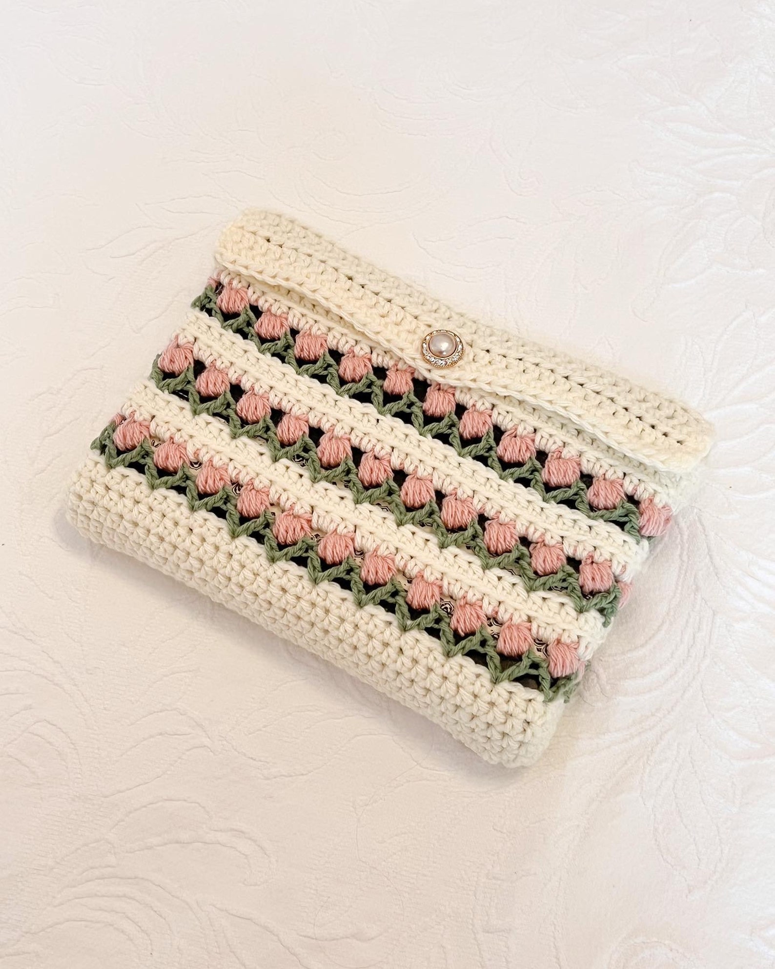 Crochet Tulip Book Cover/bible Cover - Etsy