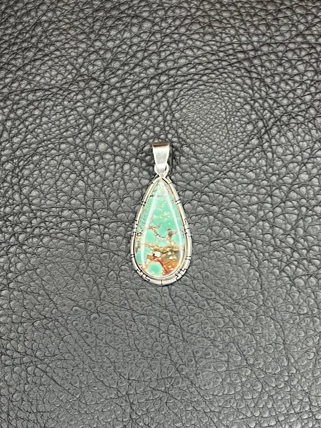 Native American Turquoise Pendant - Etsy