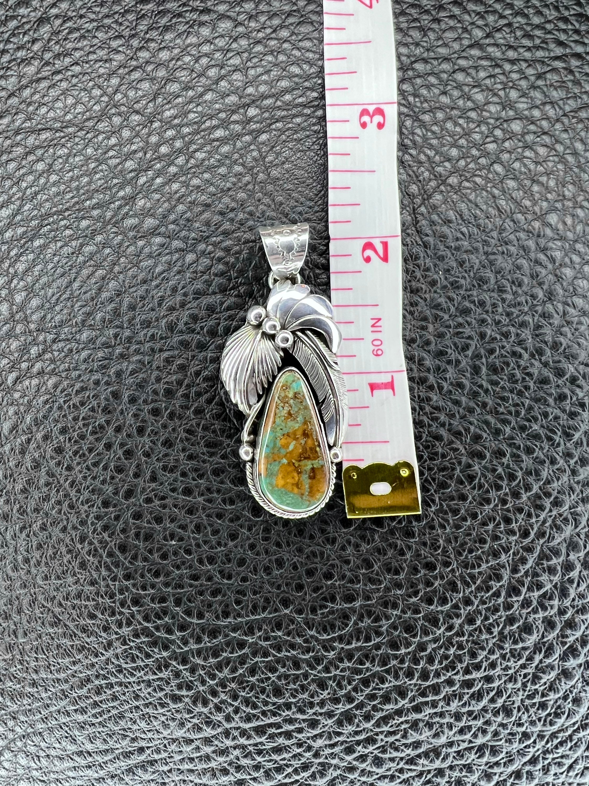 Native American Turquoise Pendant - Etsy