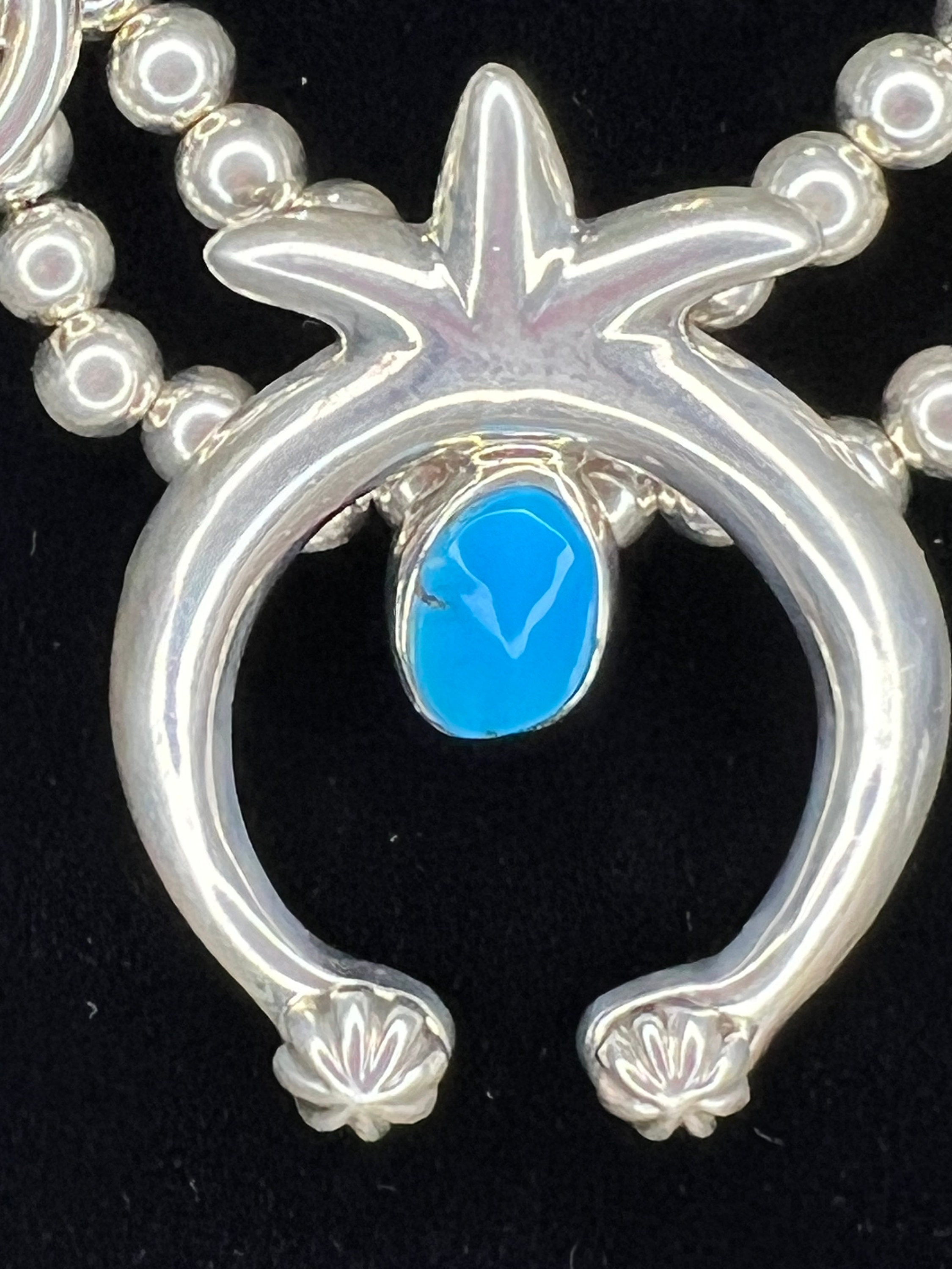 Turquoise Squash Blossom Set - Etsy