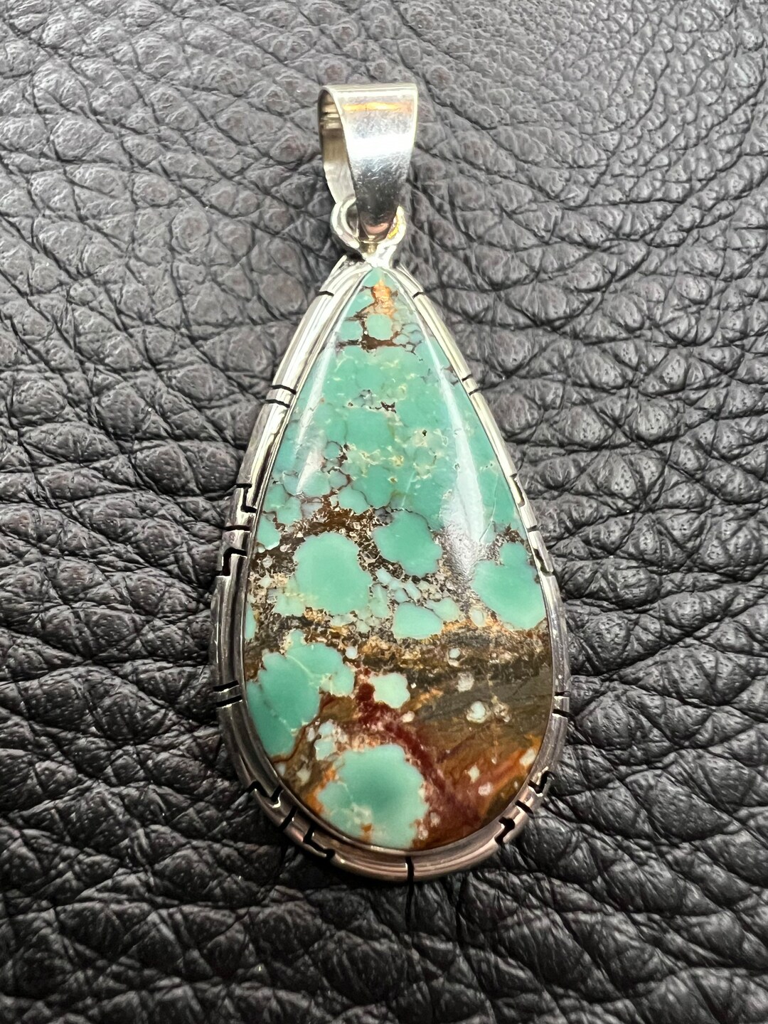 Native American Turquoise Pendant - Etsy
