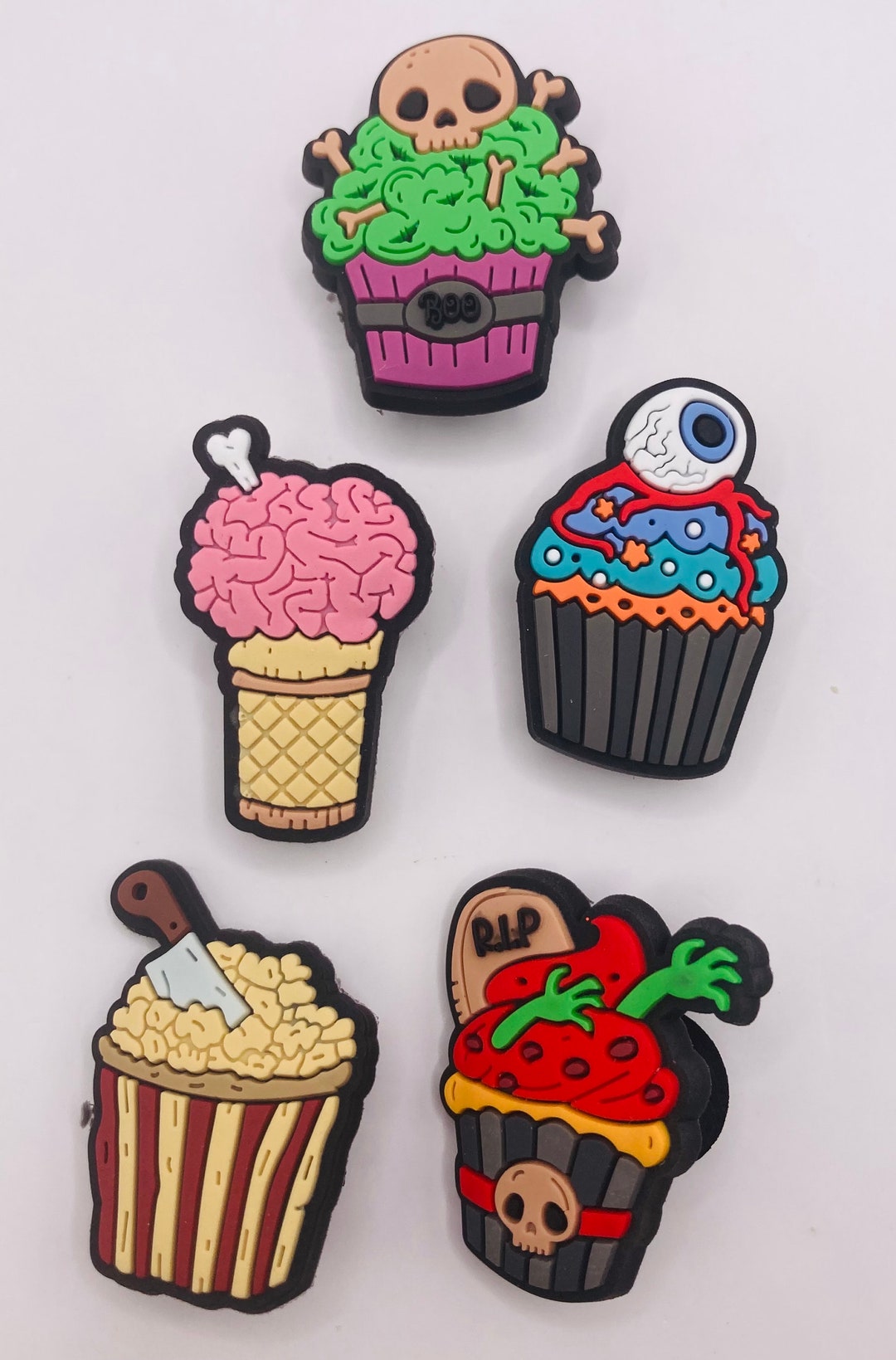 Spooky Halloween Monster Food Jibbitz 5 Pack - Etsy