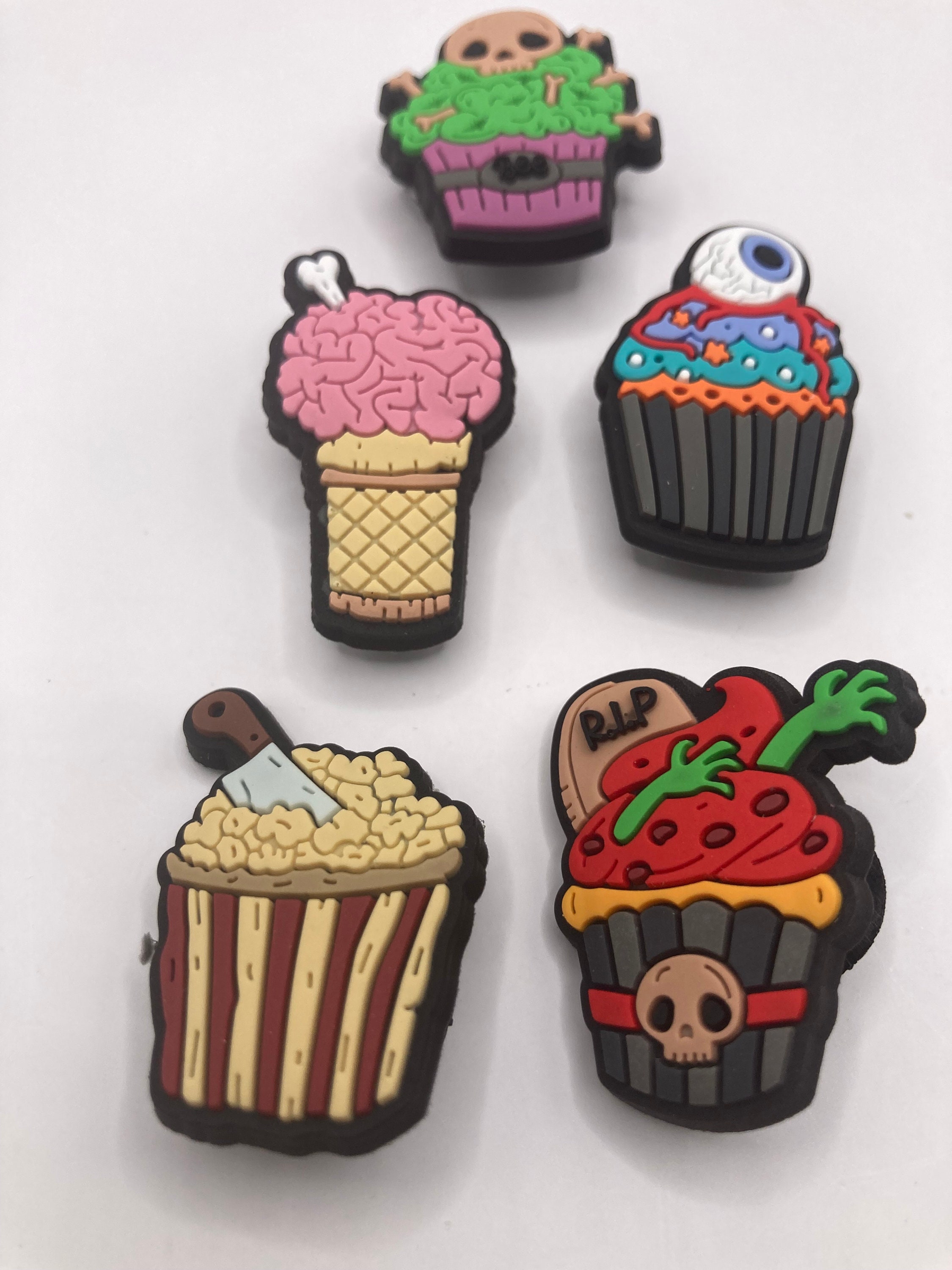 Spooky Halloween Monster Food Jibbitz 5 Pack - Etsy