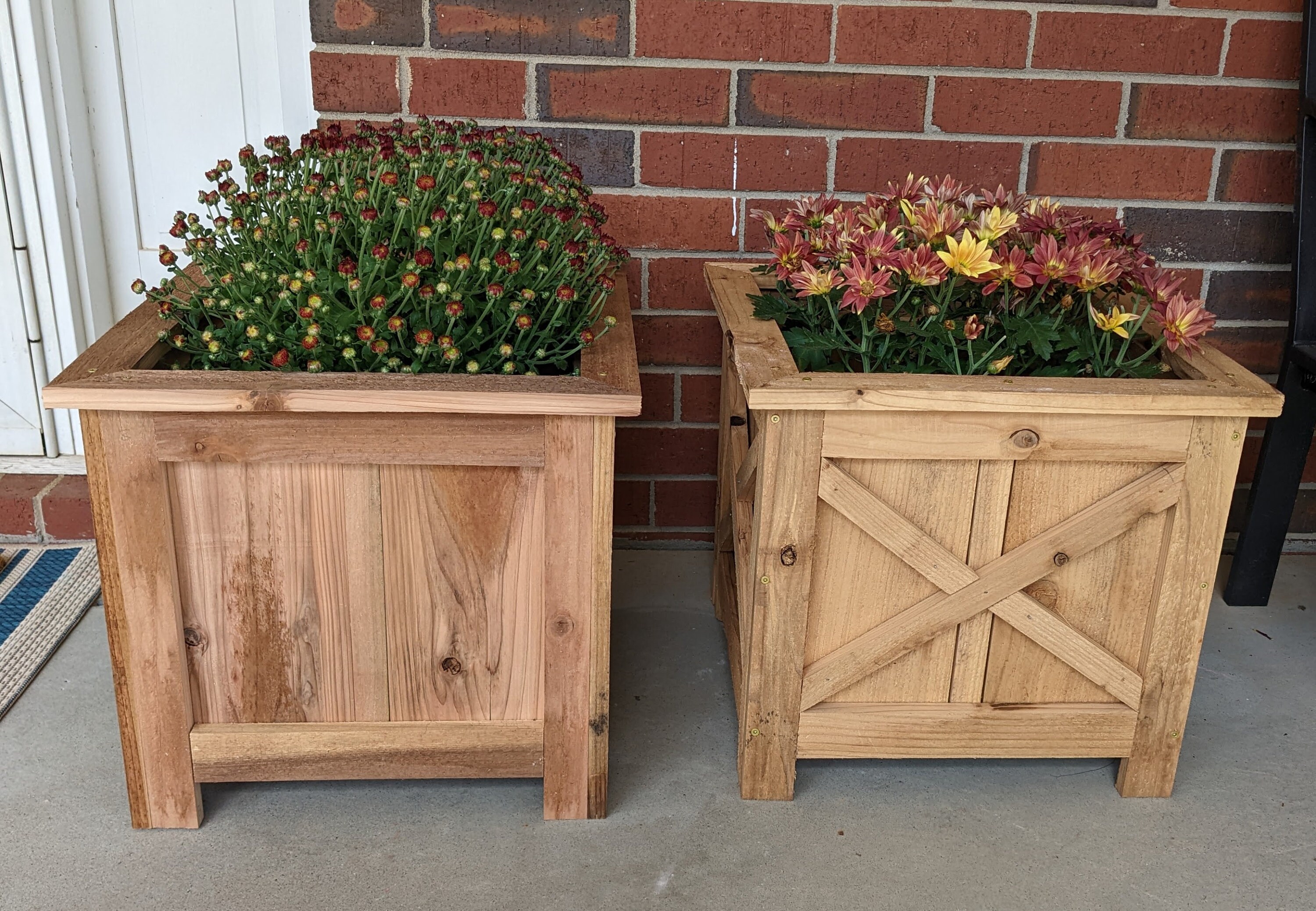 Custom Cedar Planter Boxes Shaker Style Planter - Etsy