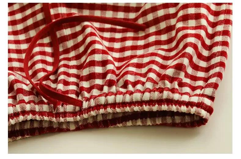 Matching Couples Plaid Pajama Set – Gift-ready Cozy Sleepwear for ...
