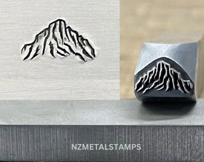 Mountain Metal Stamp, Mountain Range Steel Stamp, Design Stamp - Etsy