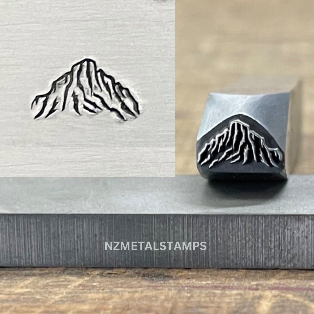 Mountain Metal Stamp, Mountain Range Steel Stamp, Design Stamp - Etsy