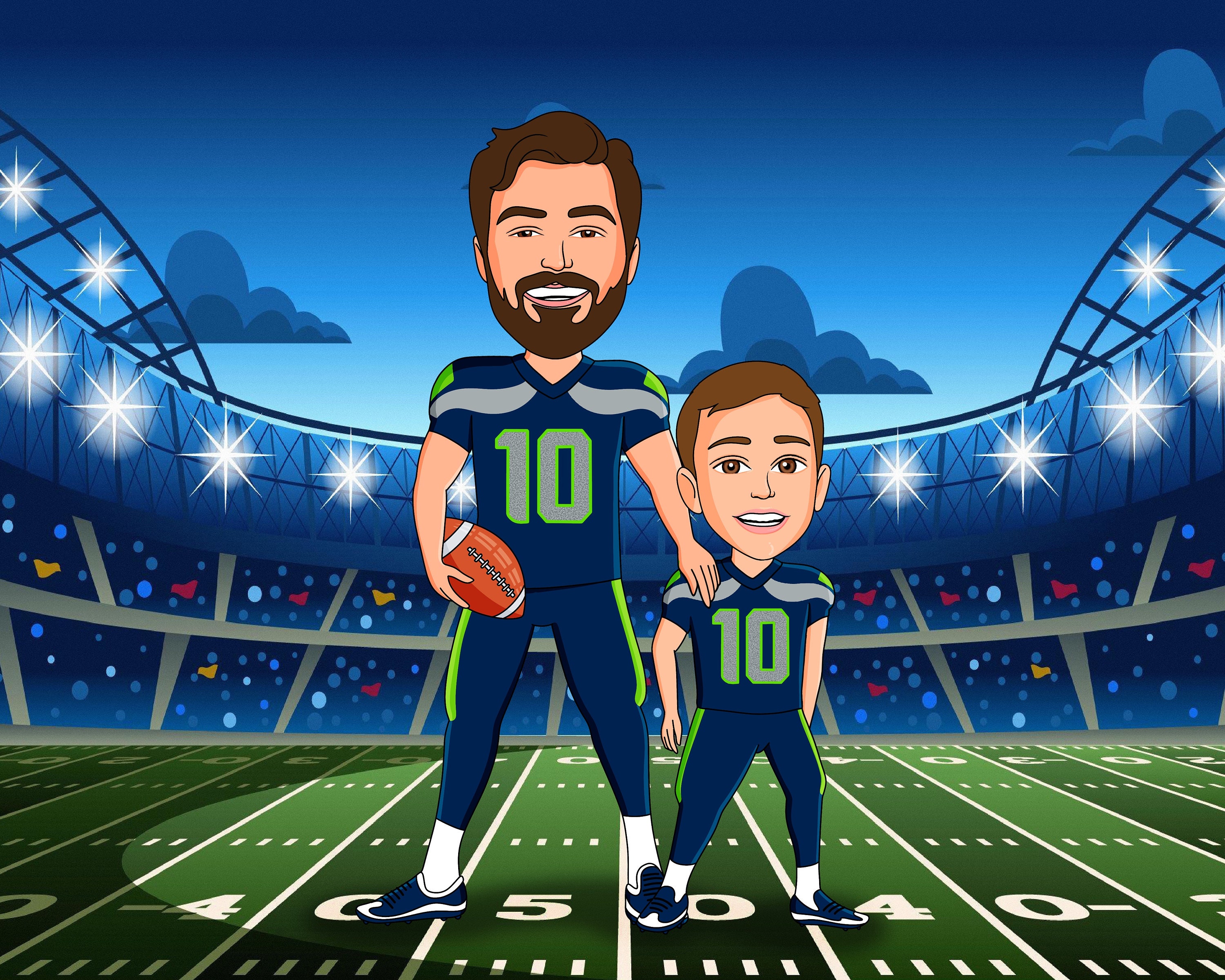 Nfl Caricatures Nfl Football Cartoons And Comics Funny Pictures From