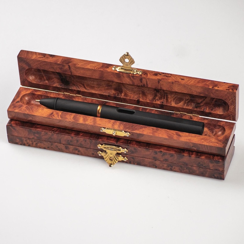 Wood Pencil Box - Etsy