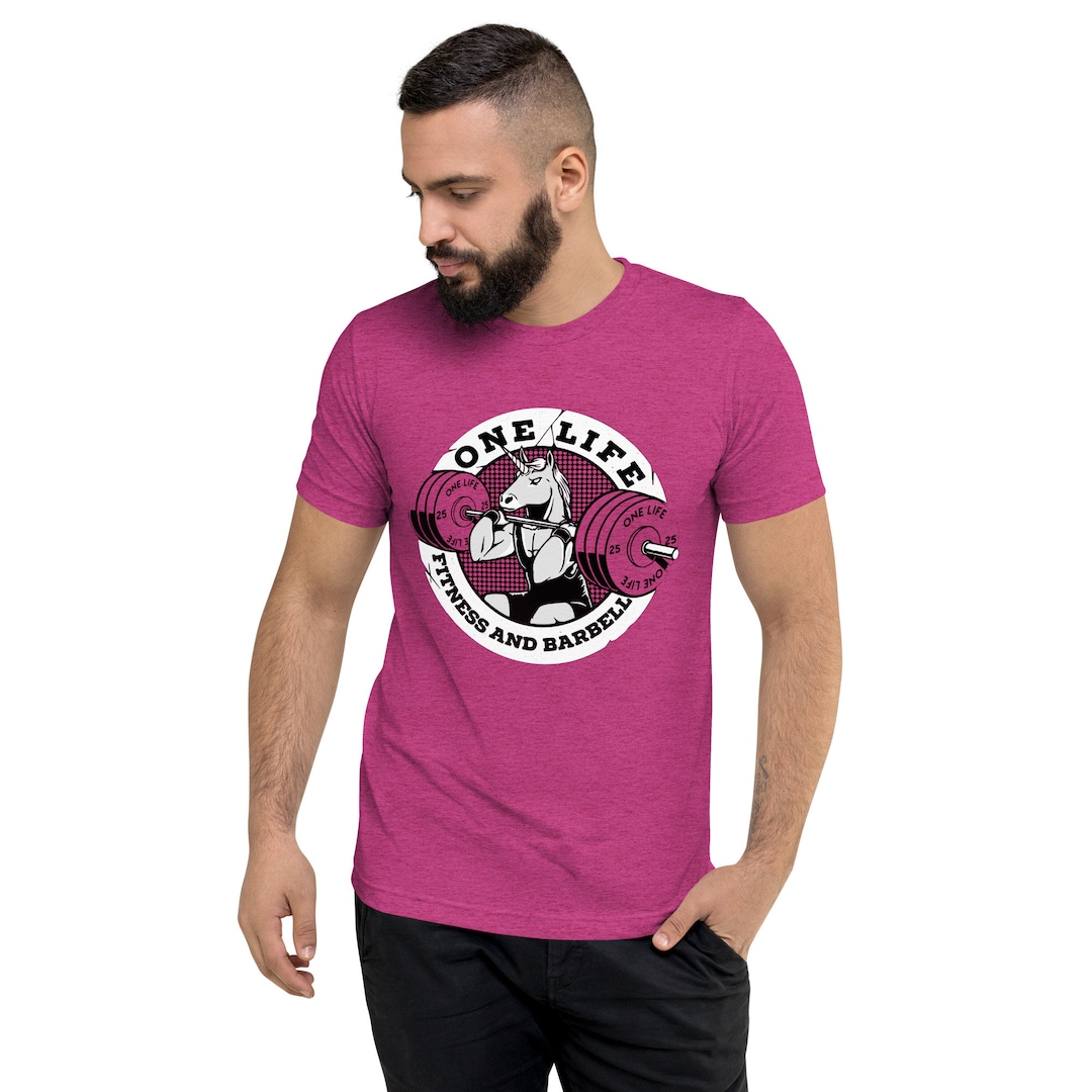 Onelife Fitness & Barbell Unicorn Unisex Short Sleeve T-shirt - Etsy