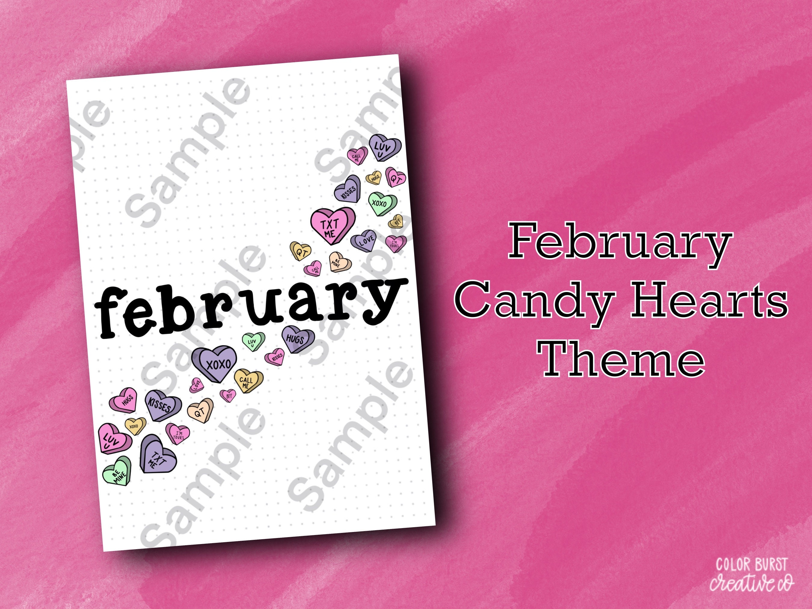 February Printable Journal Pages A5 Dot Grid PDF Brain Dump, Gratitude ...