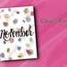 November Fall Leaves Printable Journal Pages Gratitude, Thankful, Mood ...