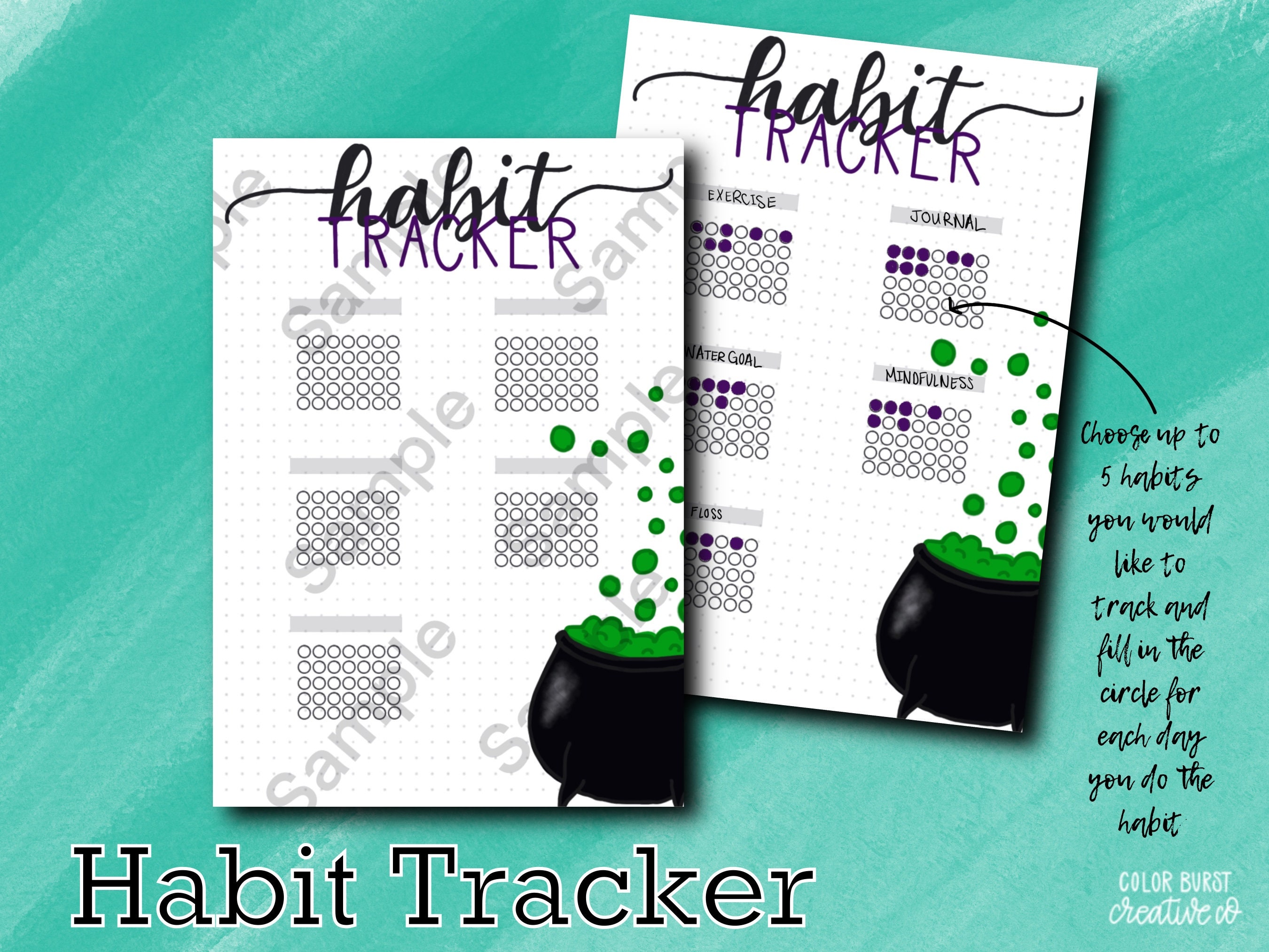 October Printable Journal Pages Halloween Theme Gratitude Log, Mood ...