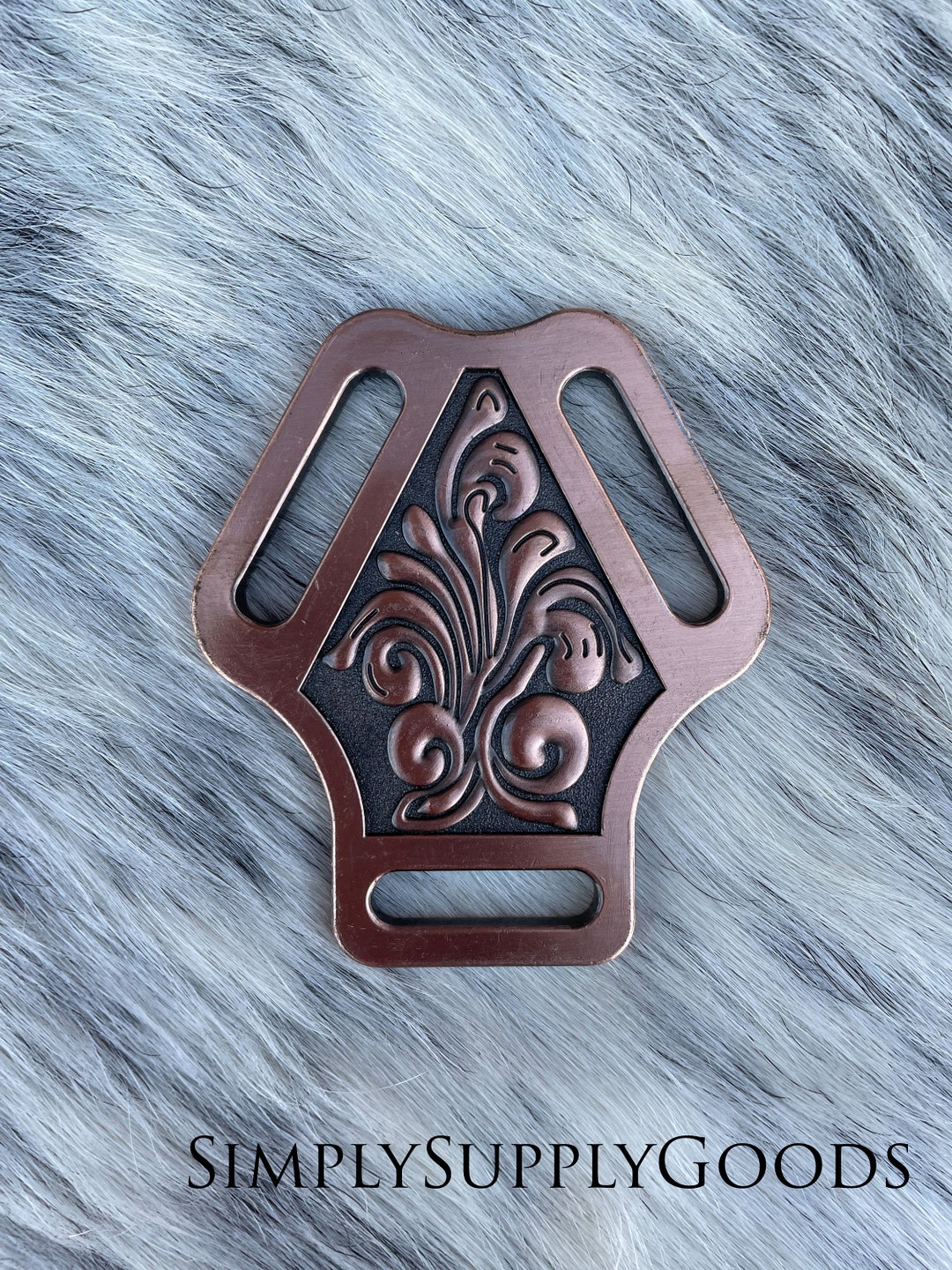 Copper Center Plate, Tack Making Hardware, Copper Tack Hardware ...