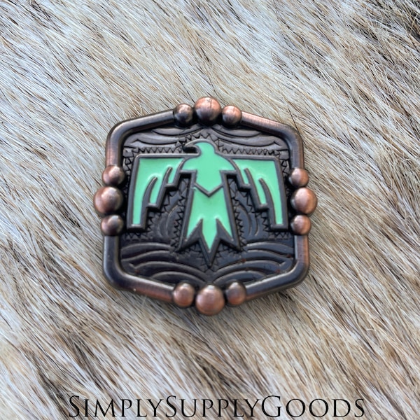 Thunderbird Concho - Etsy