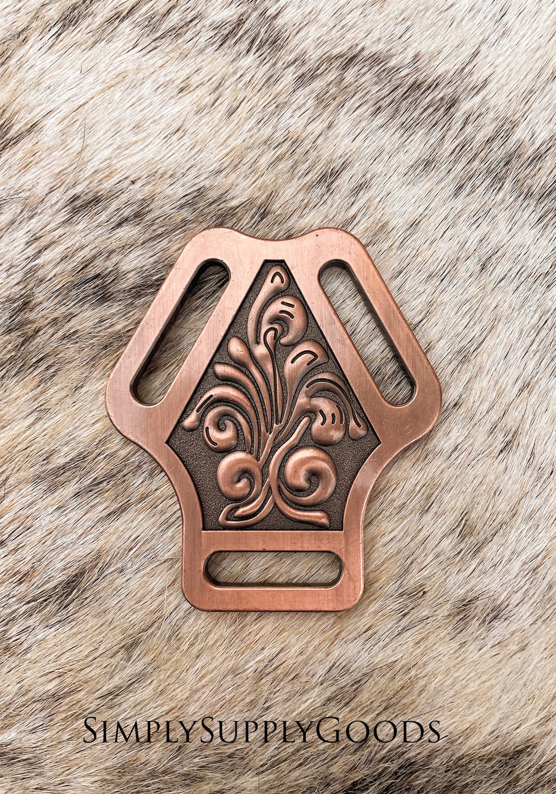 Copper Center Plate, Tack Making Hardware, Copper Tack Hardware ...