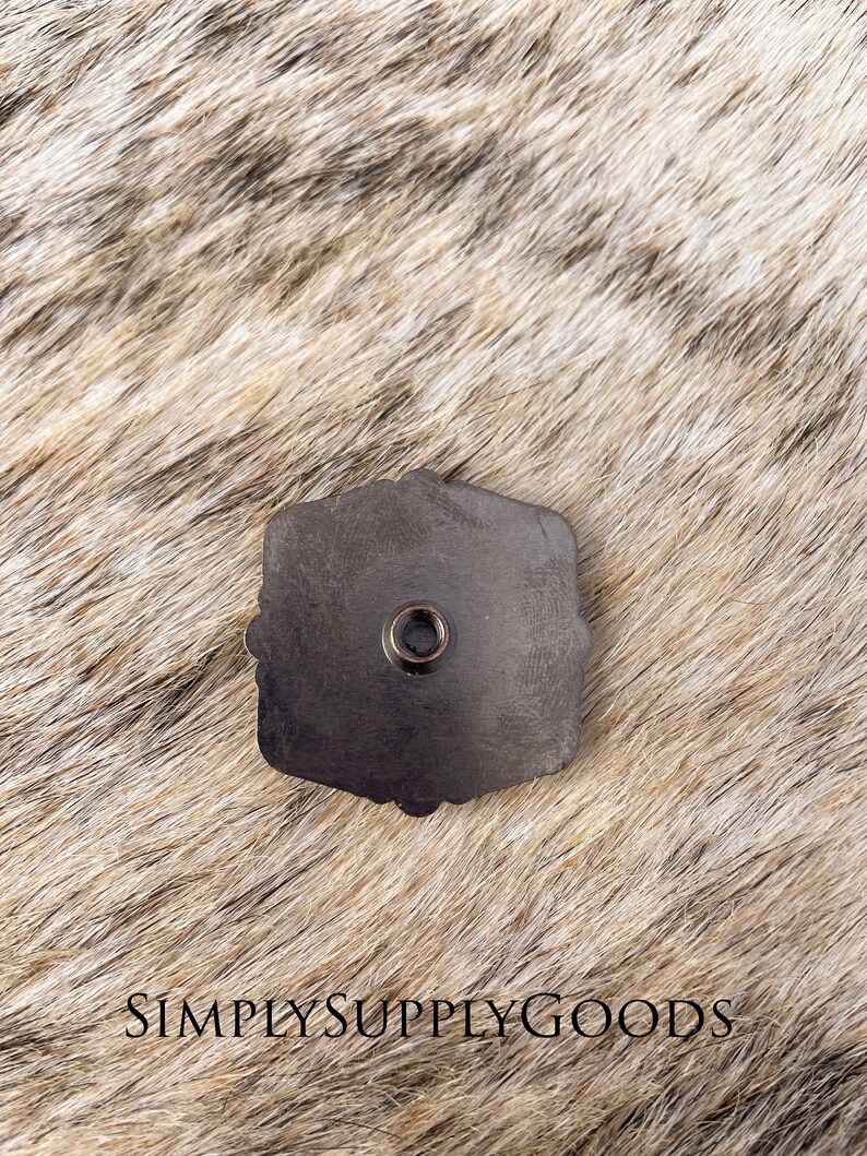 Cloud Blue Thunderbird Concho, Western Concho , Tack Making Concho ...