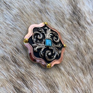 Antique Copper Concho - Leather Making Conchos - Crafting Conchos ...