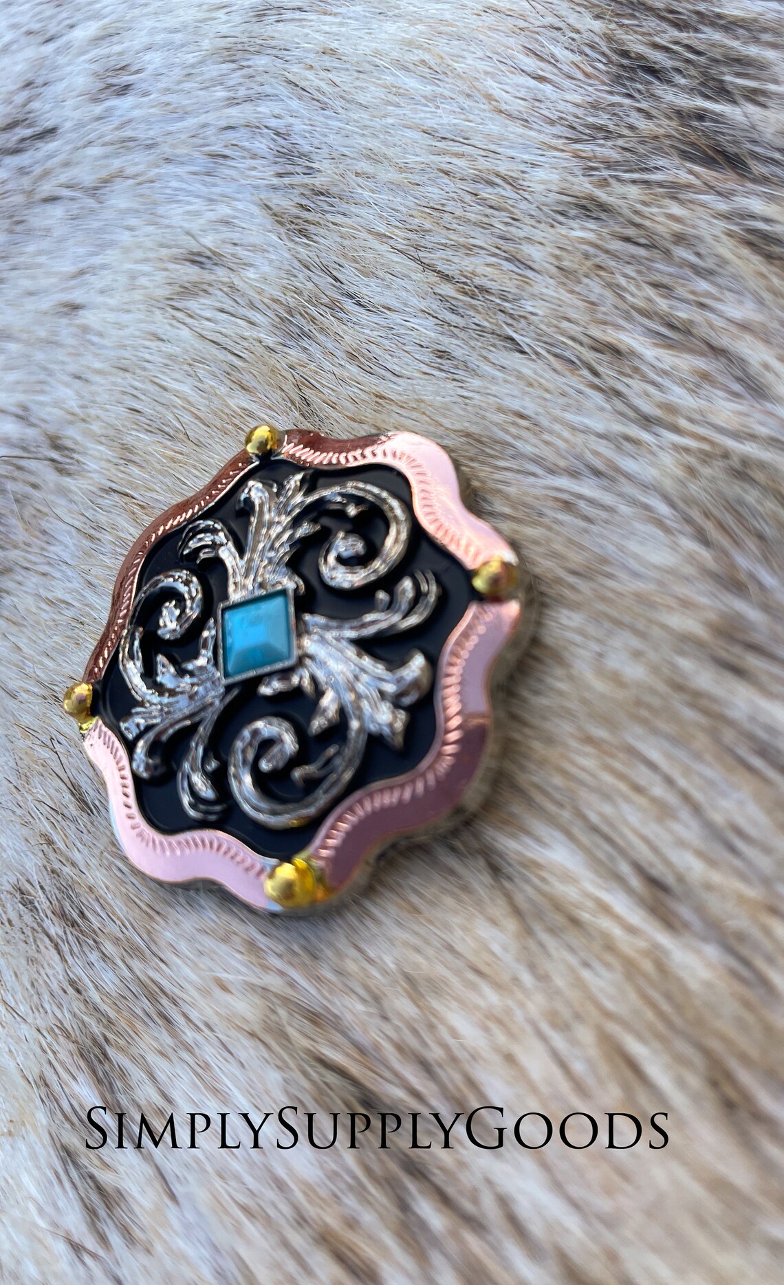 Antique Copper Concho Leather Making Conchos Crafting Conchos Various ...