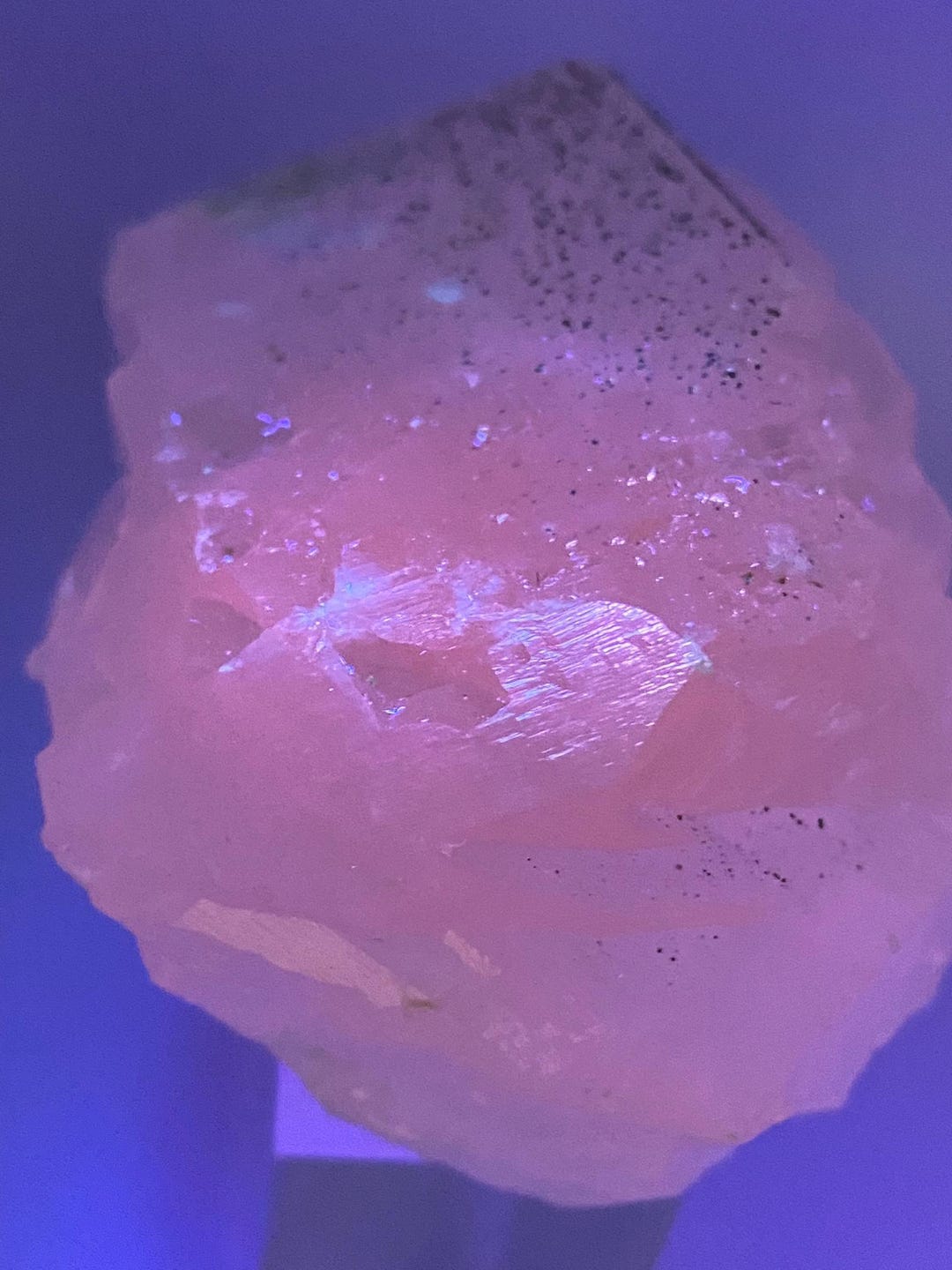 Double Terminated UV Reactive Large Calcite Crystal - Etsy
