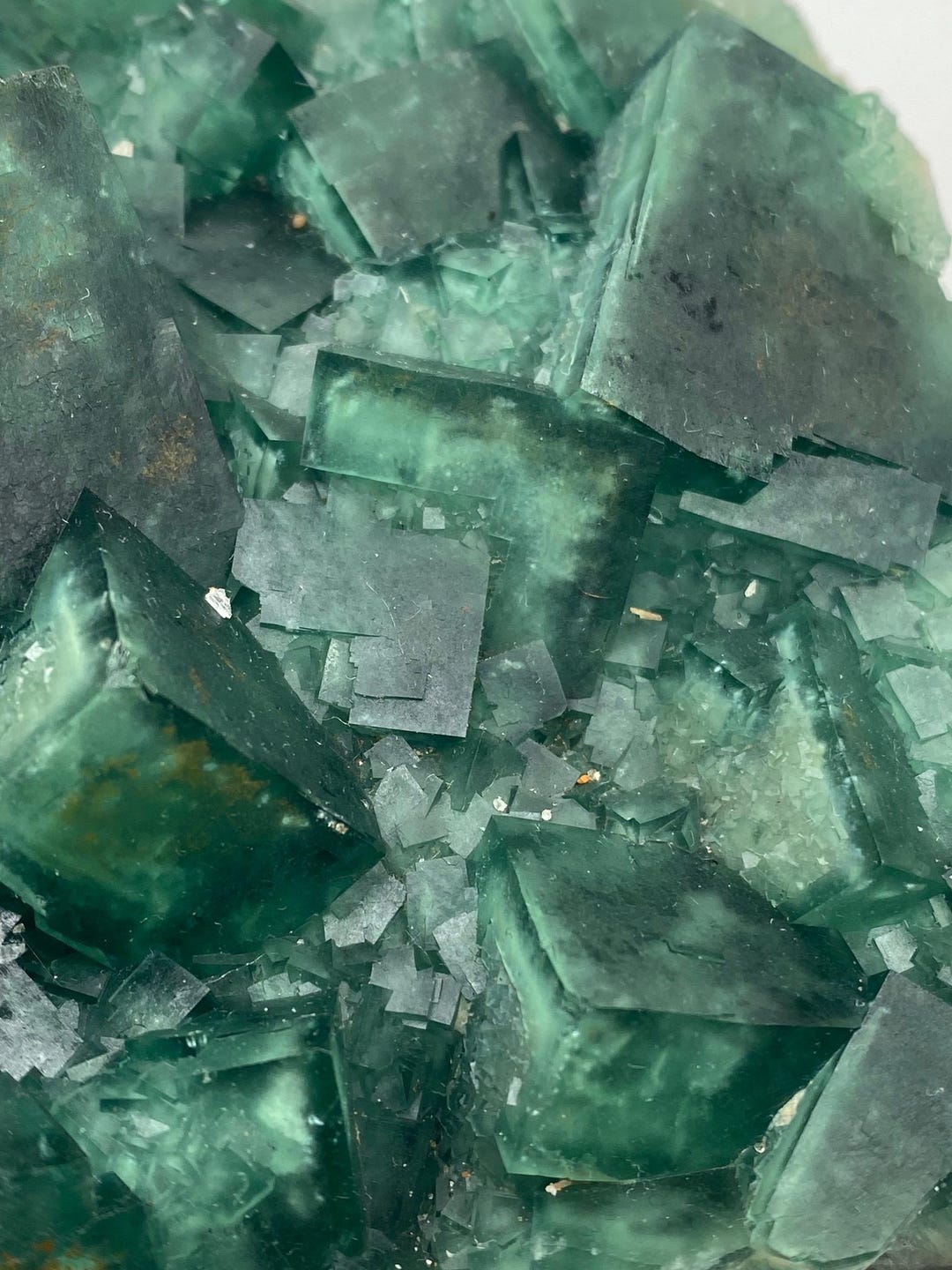 HQ Brilliant UV Reactive Madagascar Cubic Fluorite Crystal Cluster ...