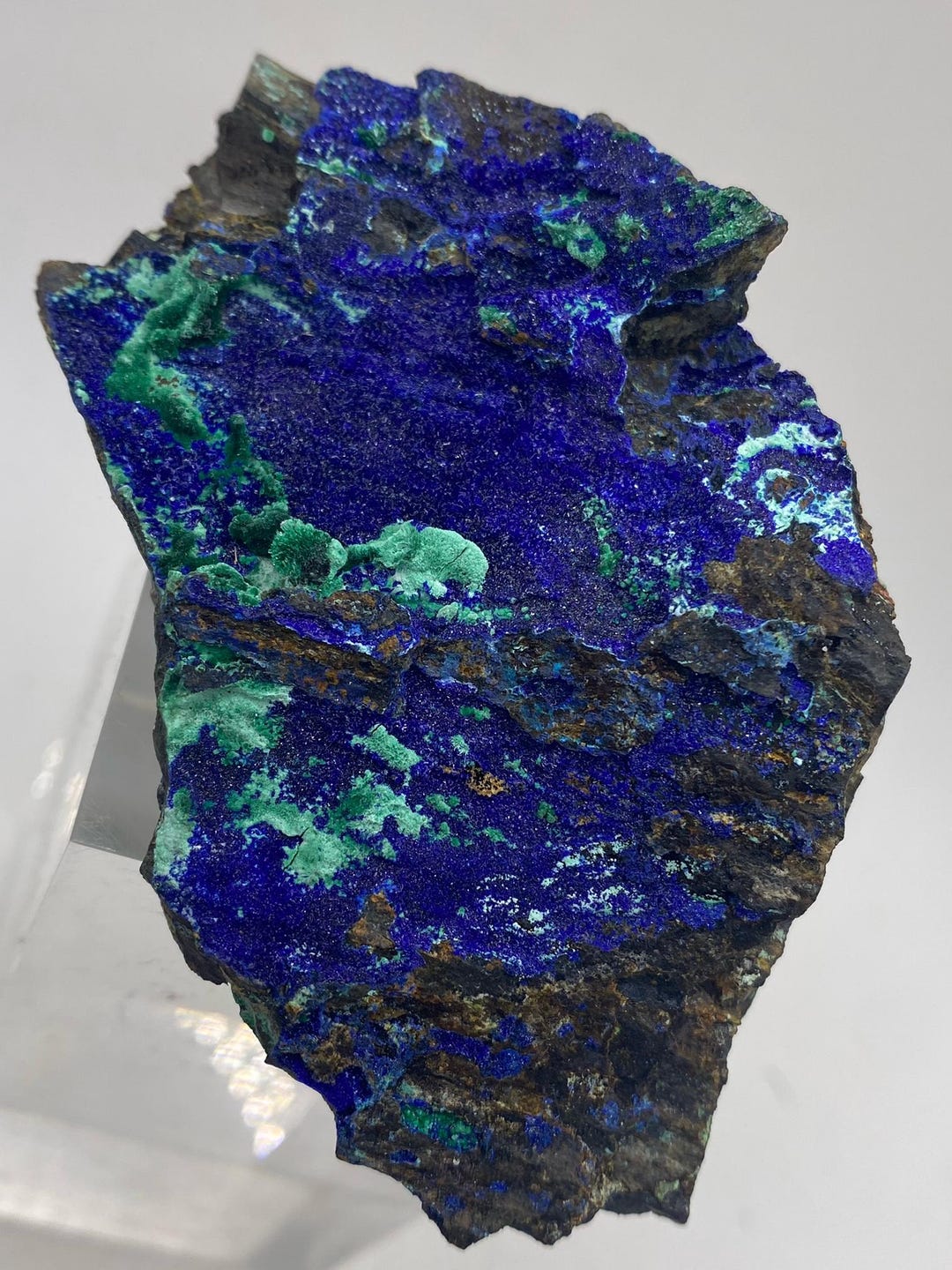 Azurite With Malachite on Matrix! Must See Video! - Etsy