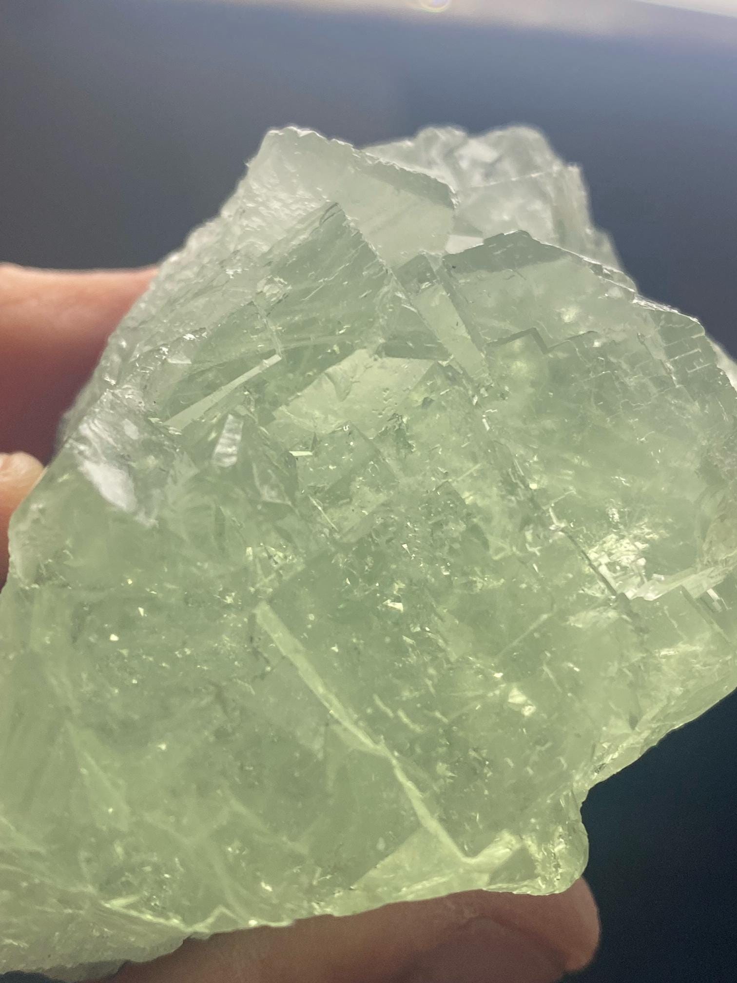 Mint Green Cubic Fluorite Crystal Cluster! See Video!!! - Etsy