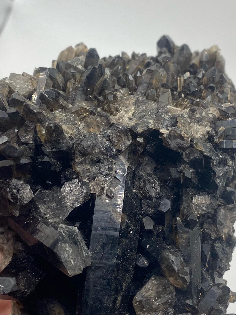 Spectacular Large Smoky Quartz Crystal Cluster! See Video!!! - Etsy