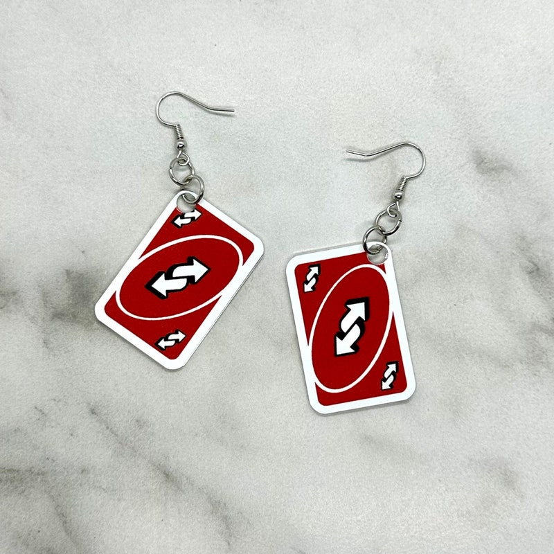 Uno Red Reverse Card - Etsy
