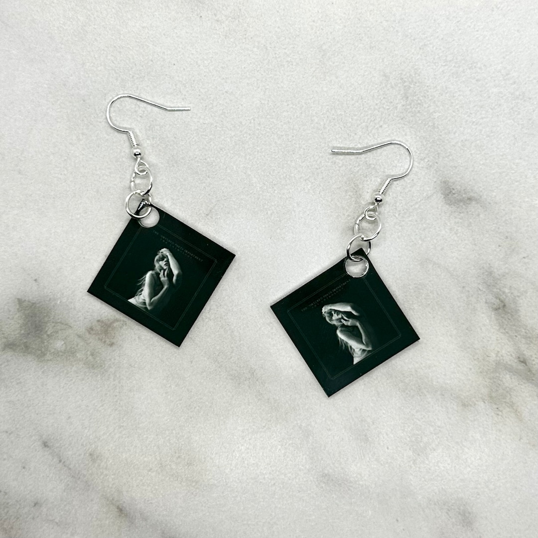 TTPD: the Anthology Album Cover Earrings - Etsy