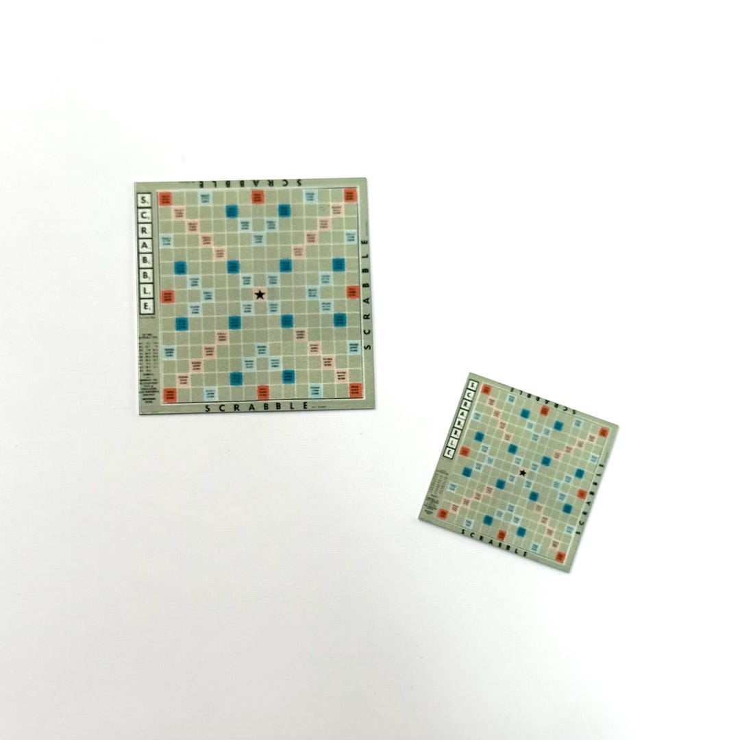 Miniature Aluminum Scrabble Boards - Etsy