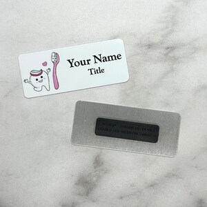 Dental Assistant Name Tags | Name Badges for Work | Personalized Name ...