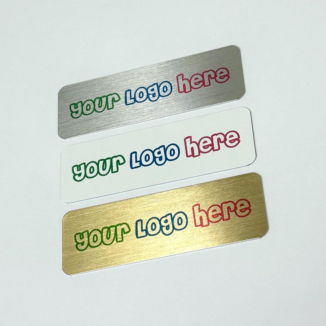 LOGO ONLY Custom Name Tags Name Badges for Work Personalized Name Tags ...