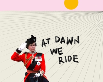 We Ride at Dawn I Digital Art Images, AI Generated. Digital Download ...