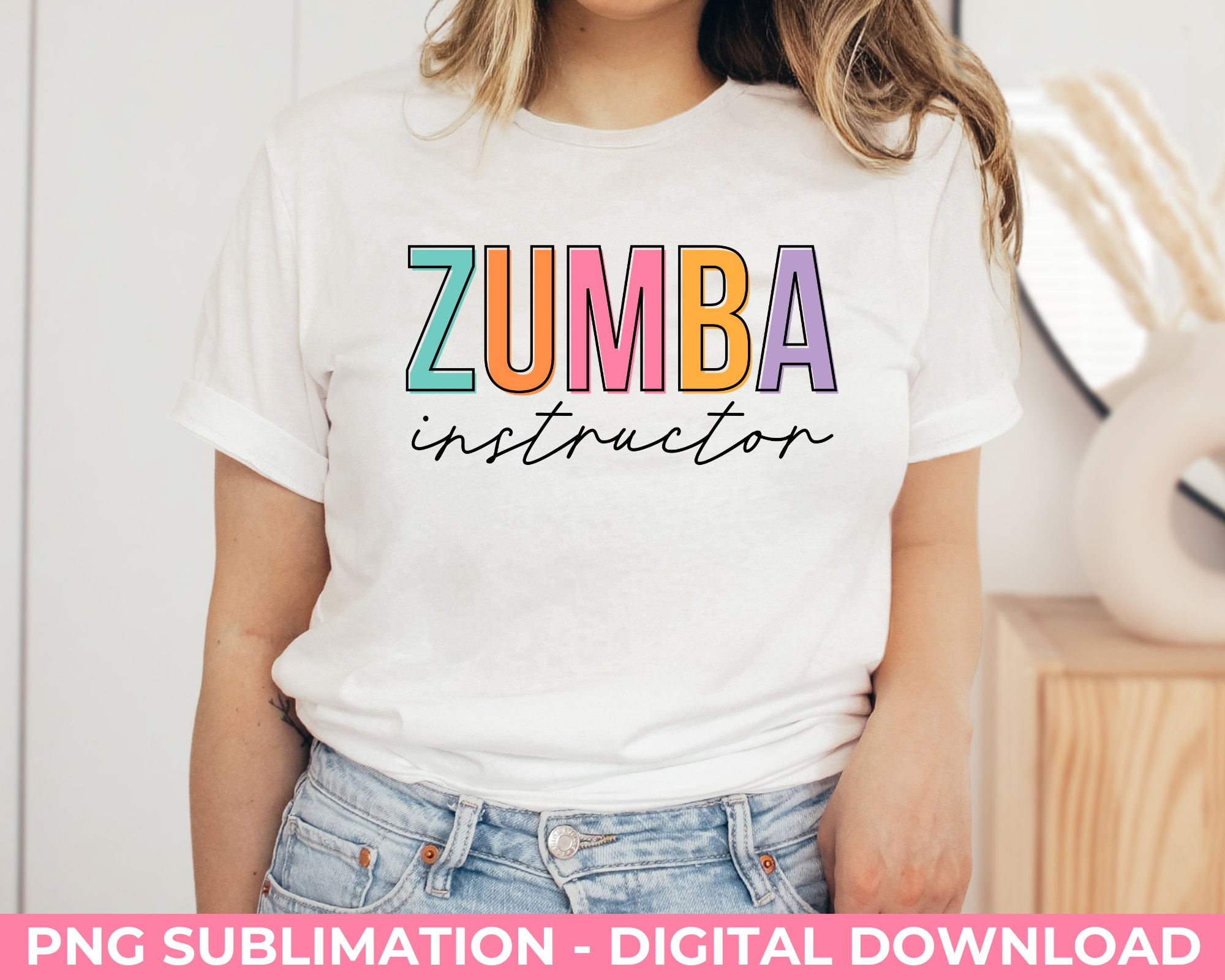 Zumba Instructor PNG Sublimation Design File Zumba Dance - Etsy
