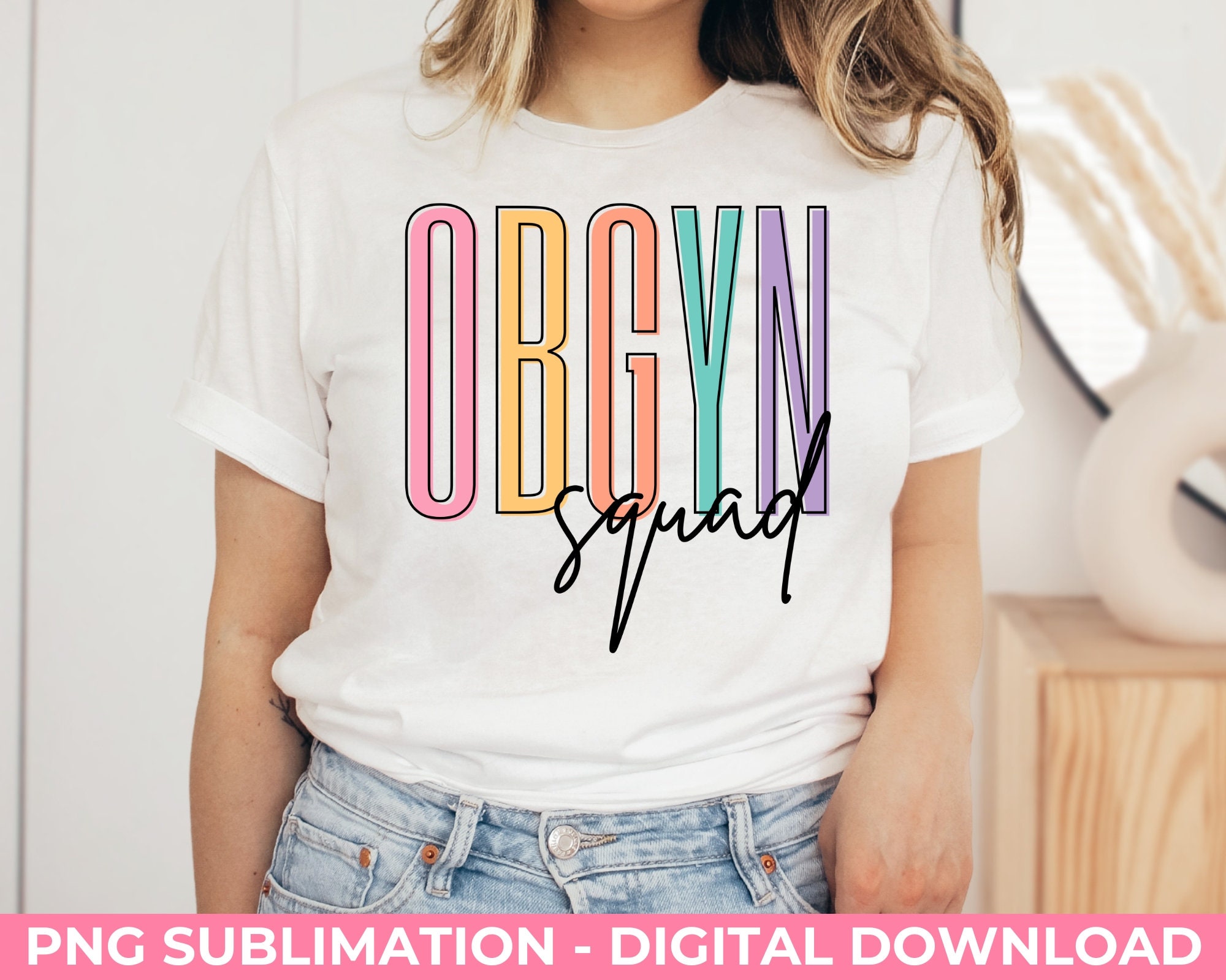 OBGYN Squad Png Sublimation OB-GYN Squad Crew Team Shirt Mug - Etsy UK
