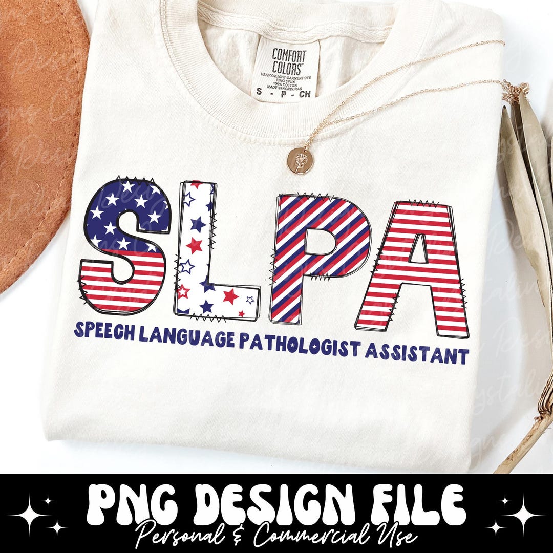SLPA USA PNG, Slpa American Flag Shirt Png, 4th of July Slpa ...