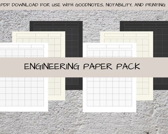 Engineering Paper Goodnotes - Etsy