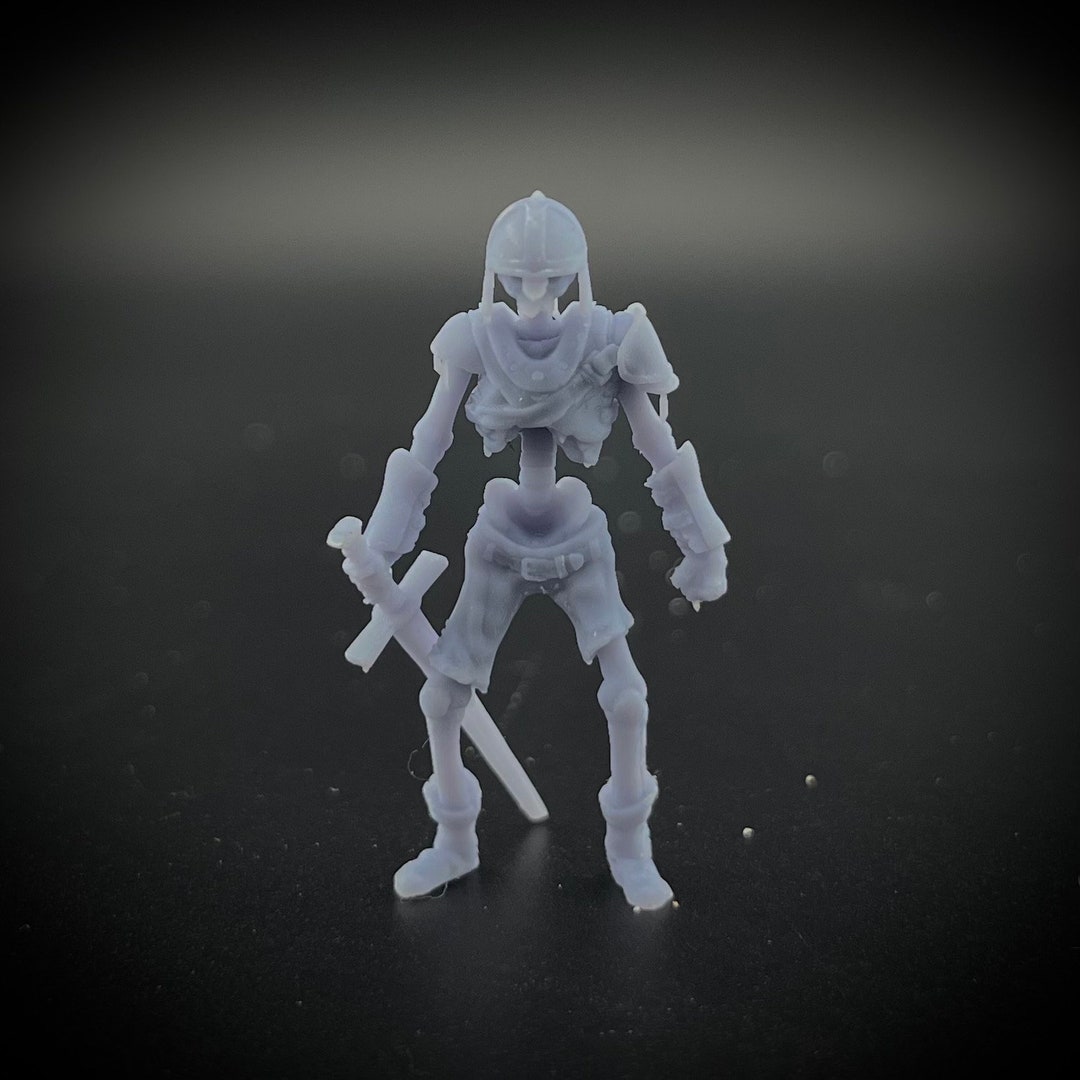 Undead Army Armored Skeleton Dnd Miniature, Tabletop RPG Mini, D&D ...