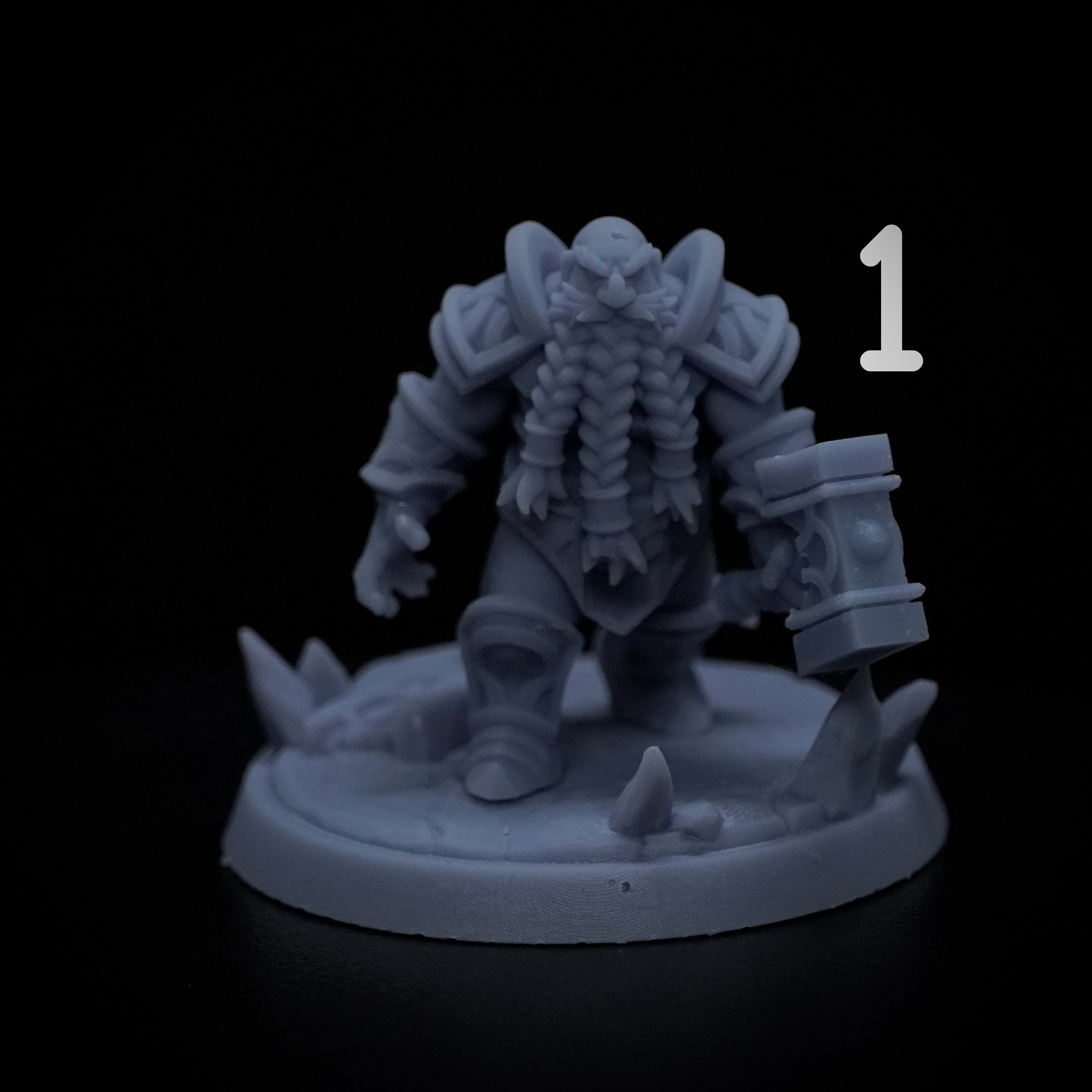 Frost Dwarves Army Dwarven Warrior Dnd Miniature, Tabletop RPG Mini, D ...