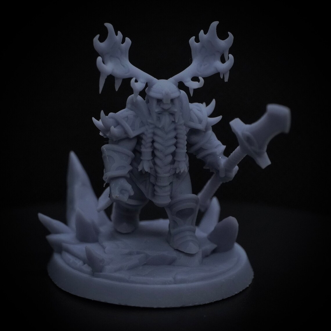 Frost Dwarves Army Dwarven Hero Dnd Miniature, Tabletop RPG Mini, D&D ...