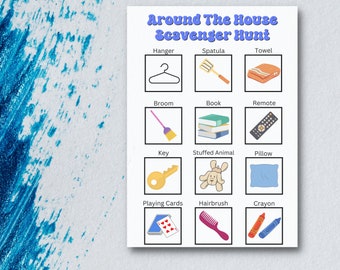 Home Scavenger Hunt or Bingo Great for Some Indoor Fun Around the House ...